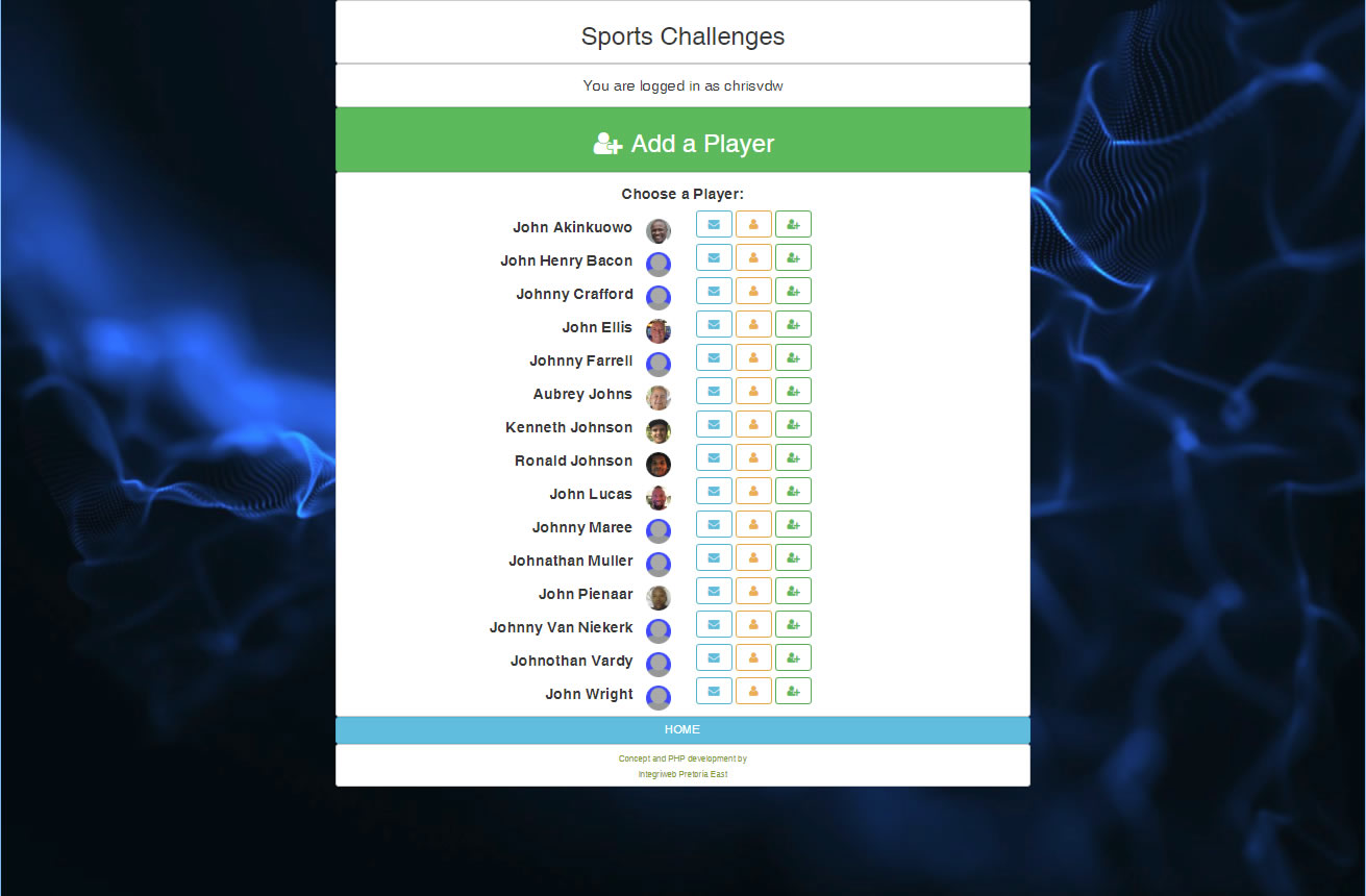 Tournament Manager – Sports Challenges – Sports Administration Software